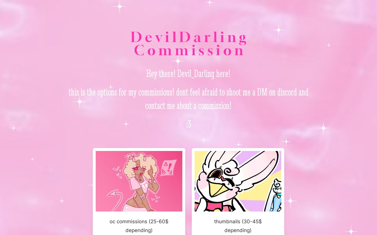 devil_darling commission card